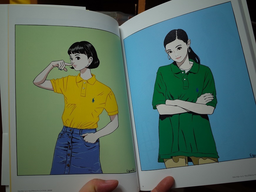 江口寿史先生のイラスト集「Step2」です: 海cafe2